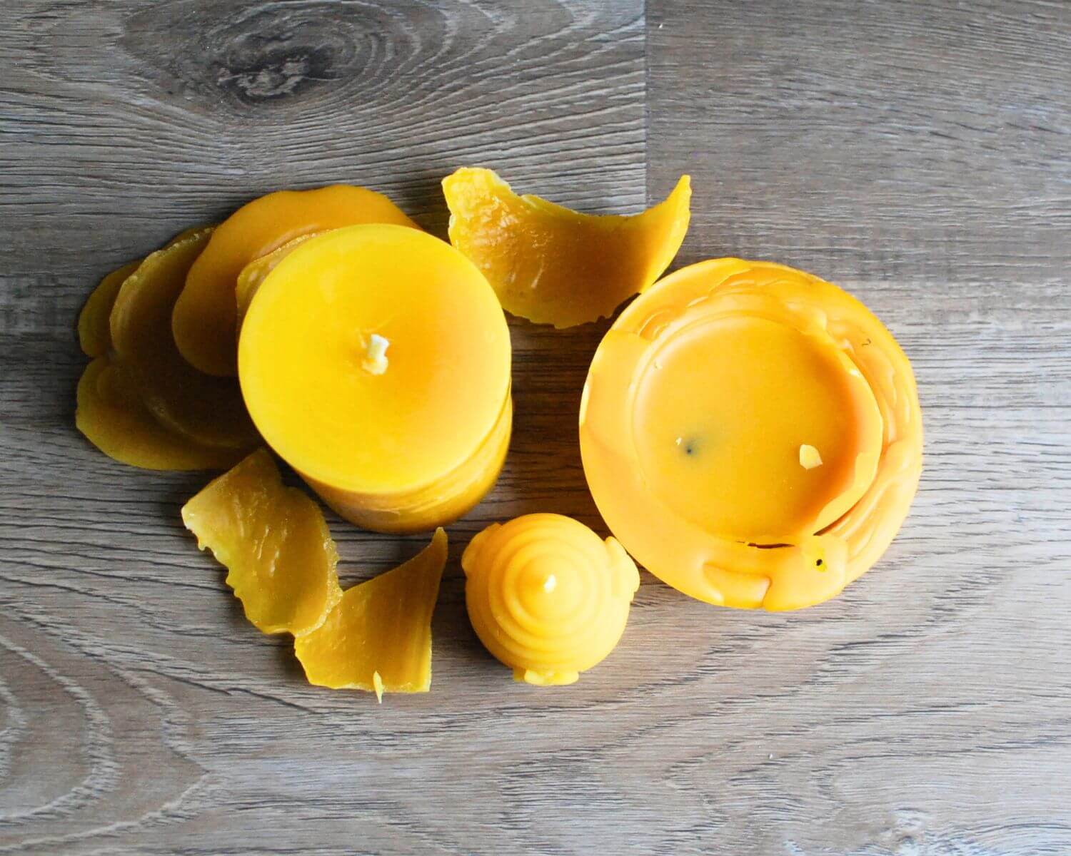 Ways to Reuse your Beeswax Candle Scraps - Grace Nourish Grow