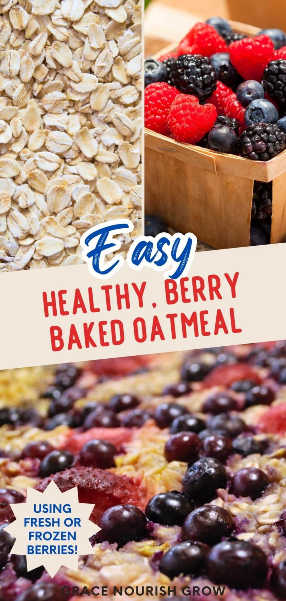 Quick and Easy, Healthy Baked Oatmeal Recipe with Berries: A Delicious ...